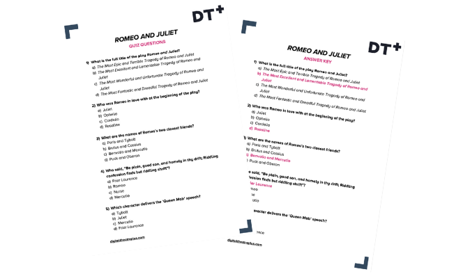 Teach Romeo & Juliet | Digital Theatre+
